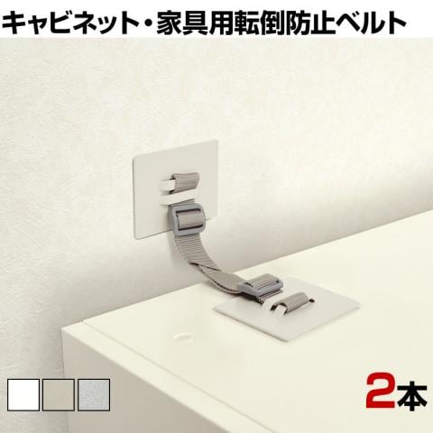 【送料無料】 ティープレートベルトタイプ 転倒防止ベルト 2本入り TPB-7090 地震対策 耐震 防災 固定の通販 ｜ オフィス家具通販の【オフィスコム】