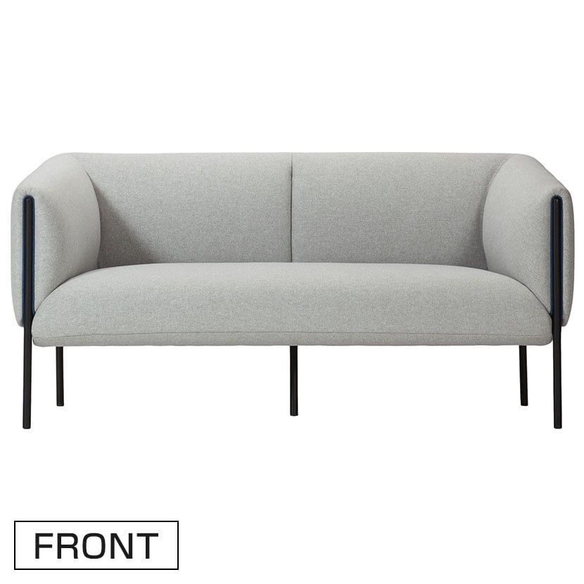 【送料無料】 Work Plus MELTONE 2P SOFA 2人用ソファ ラウンジソファ 幅1500×奥行720×高さ750mm 座面410mmの通販 ｜ オフィス家具通販の【オフィスコム】