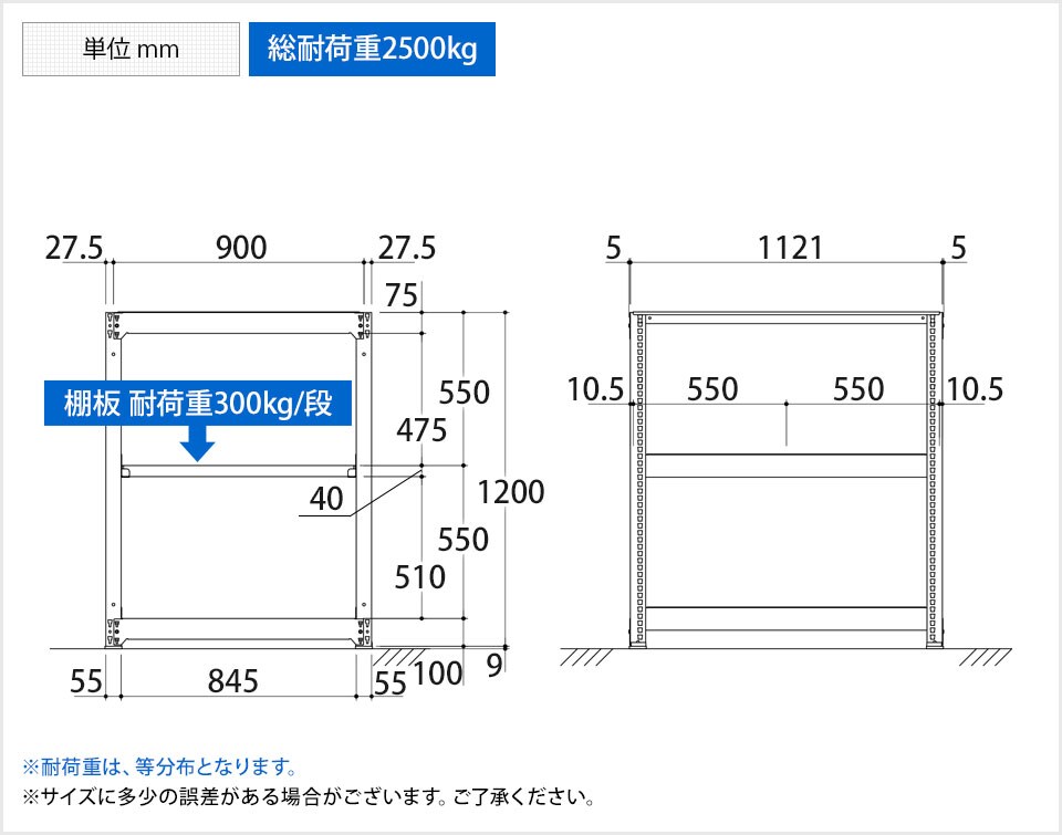 【本体】TRUSCO M3型中量棚 幅900×奥行1121×高さ1200mm 3段 ネオグレー 856-3947の通販 【送料無料】 ｜ オフィス家具通販の【オフィスコム】